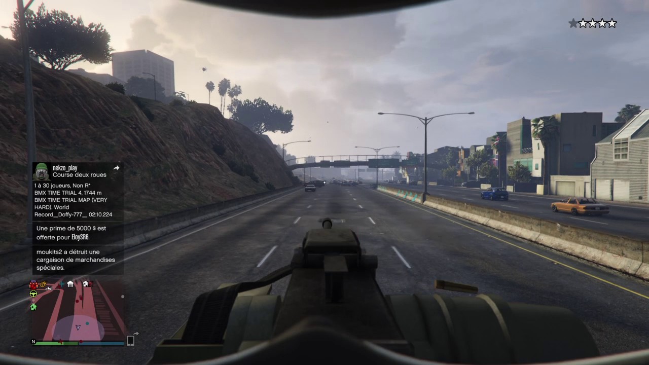Grand Theft Auto V police vs insurgent #1 - YouTube
