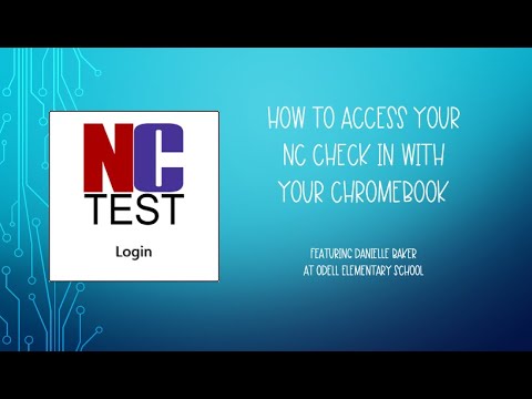 How to Access NC Check In from your school Chromebook - YouTube