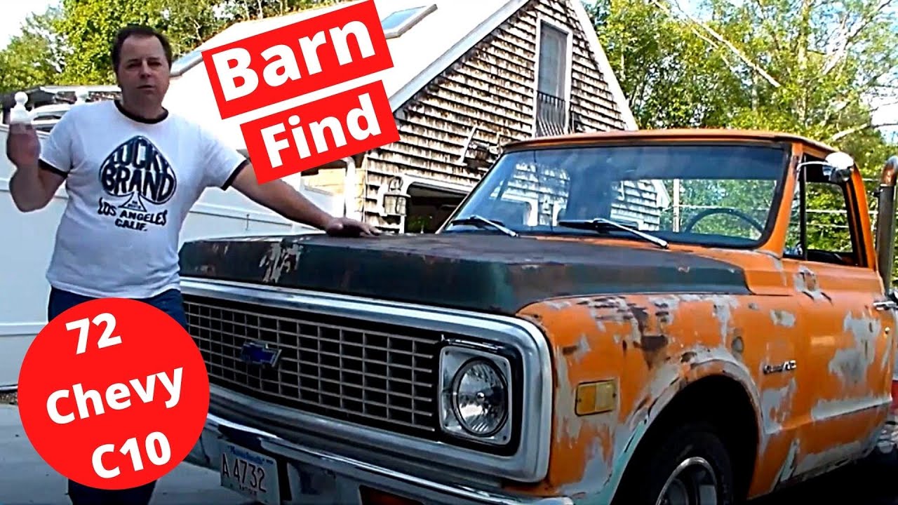 72 Chevy C10 Stepside Pick Up Truck Long Bed Patina Paint - YouTube