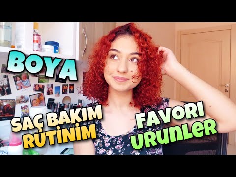 Saçlarım Hakkında Her Şey! Boya, kıvırcık saç bakımı ve ürünler | Karantina Günlükleri #5