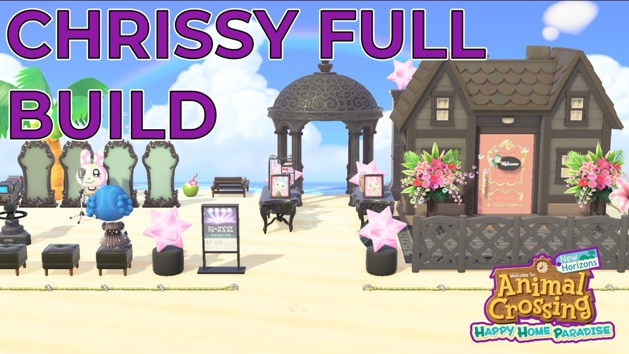 Chrissy full build - 11th House - ACNH Happy Home Paradise - YouTube