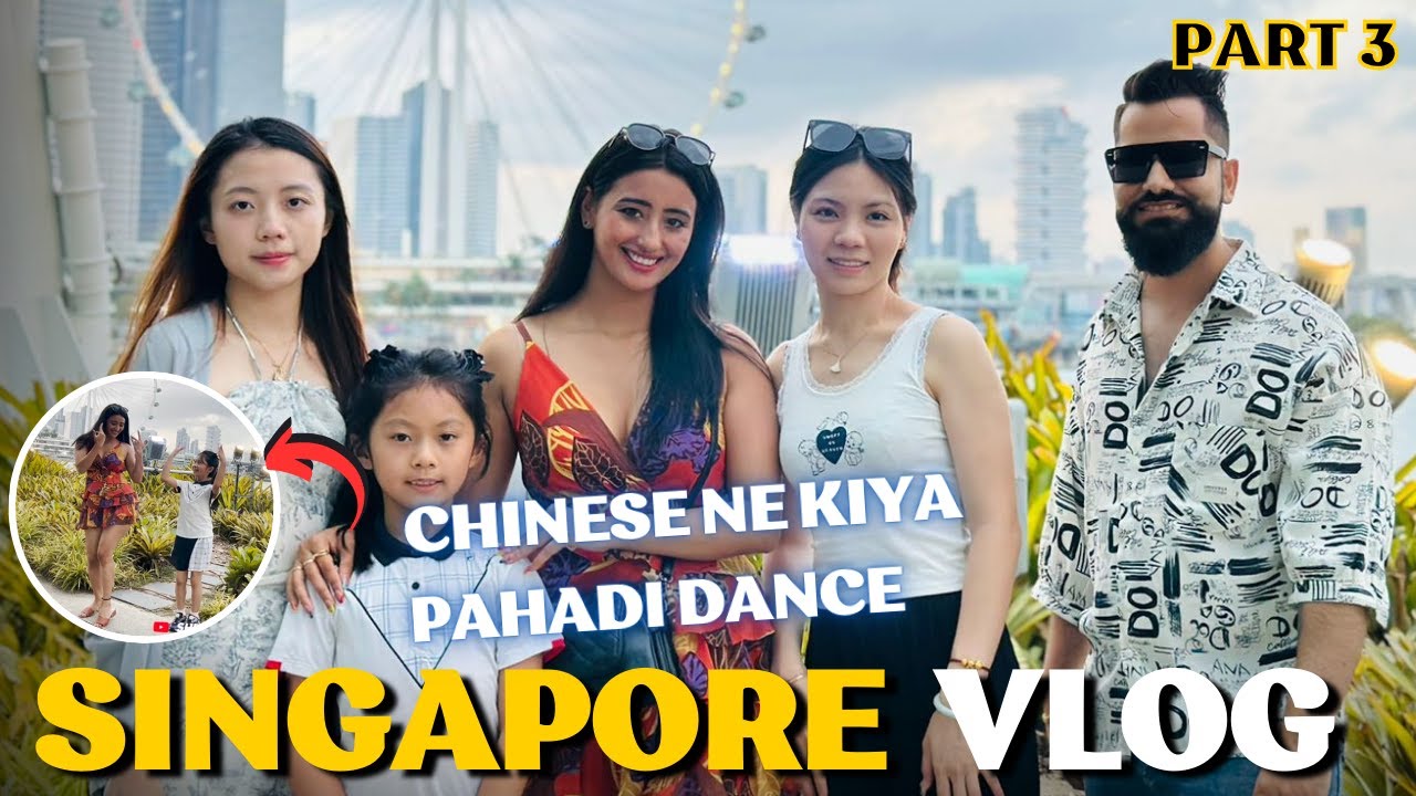 Shweta Mahara Chinese Ne Kiya Pahadi Dance ππ Singapore Part 3
