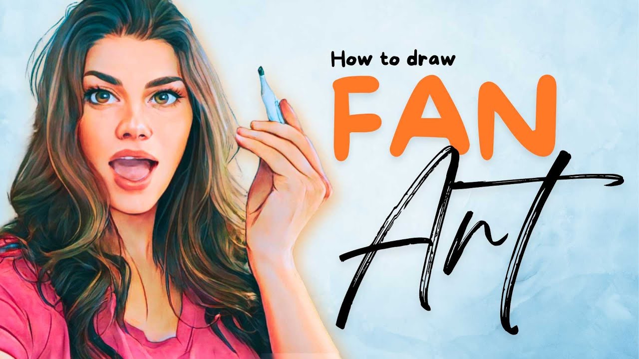 How to Draw Fan Art (3 EASY Steps) - YouTube