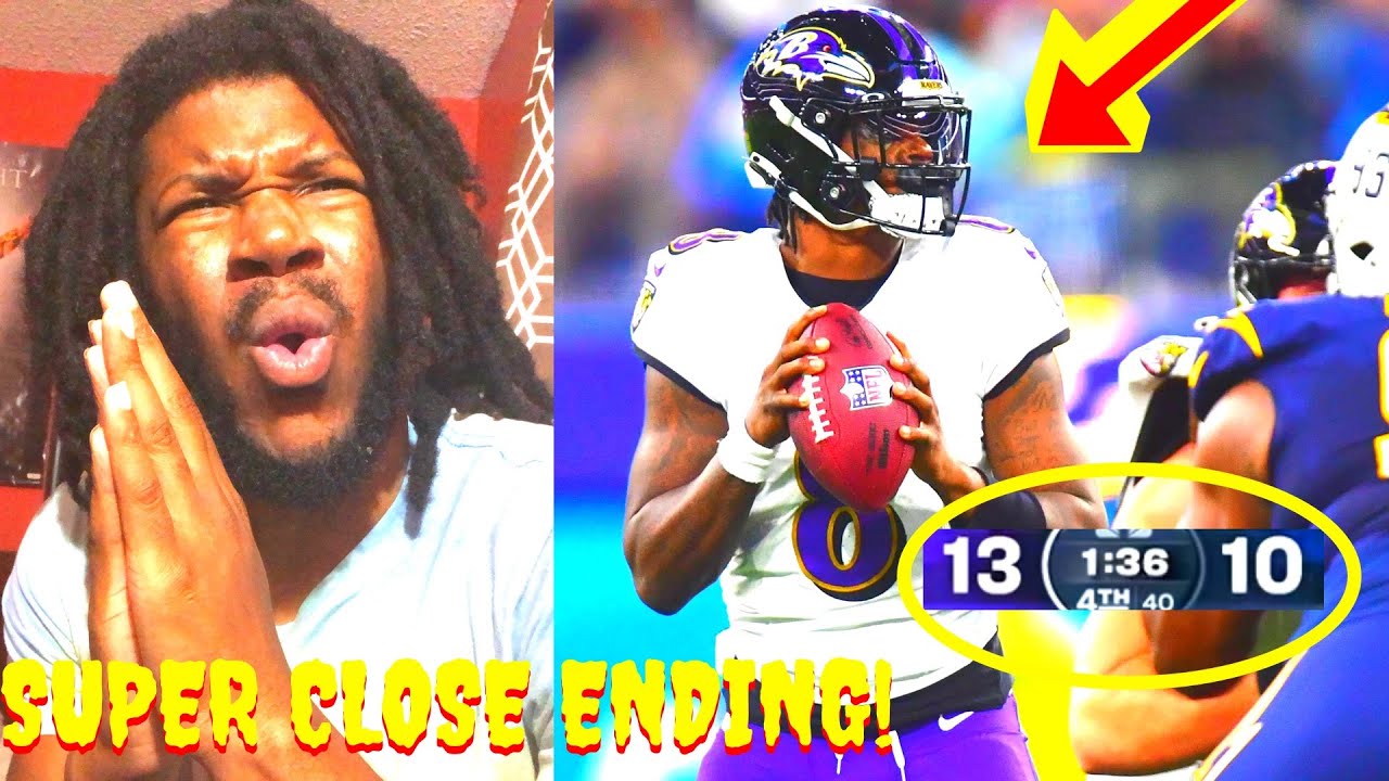 CHARGERS VS RAVENS REACTION 2023 BALTIMORE RAVENS VS LOS ANGELES ...