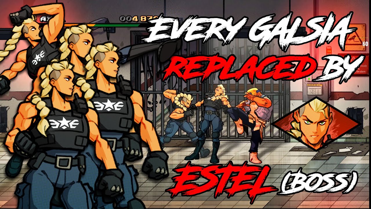SOR4 Streets of Rage 4 MOD Every Galsia replaced by Estel Boss - Level ...