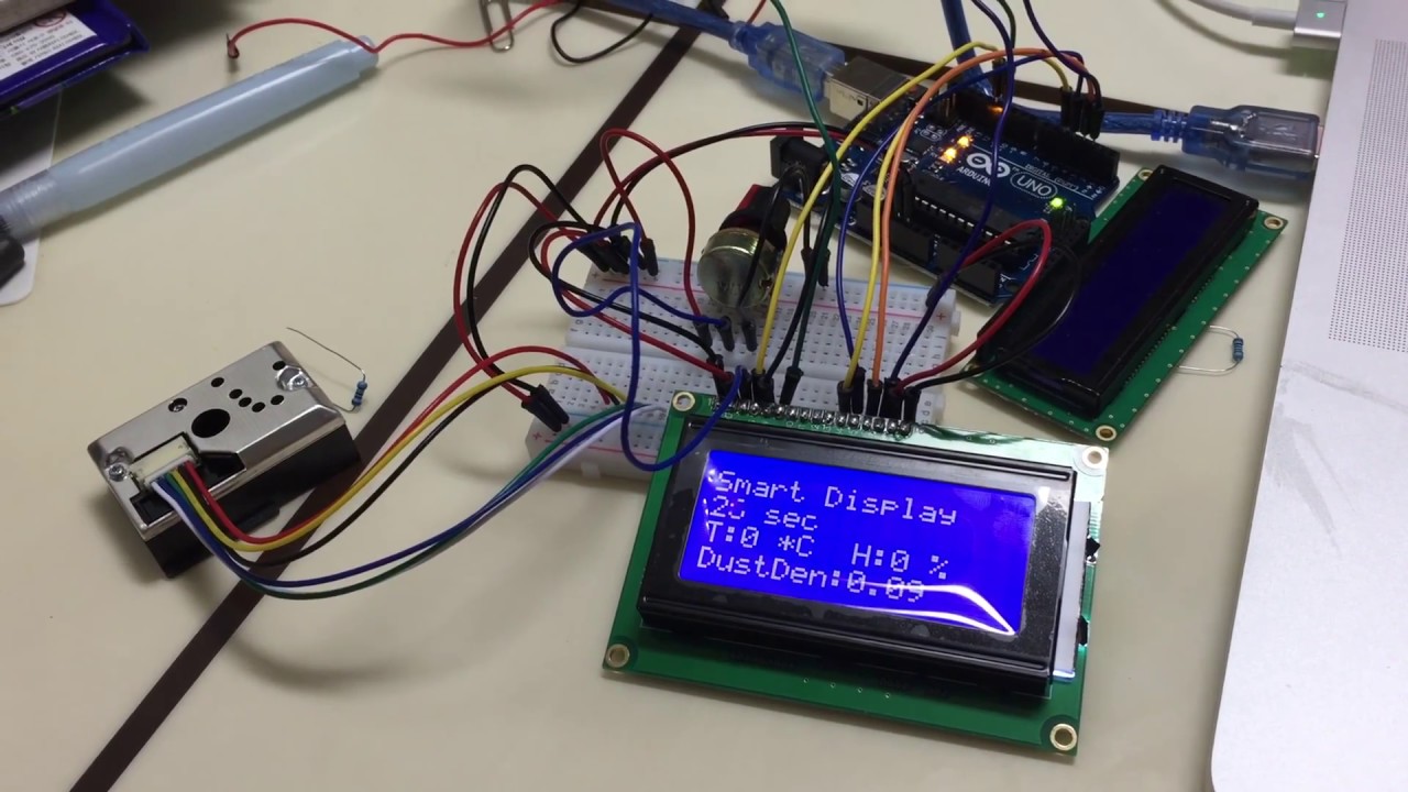 Arduino - 1604A LCD success - YouTube
