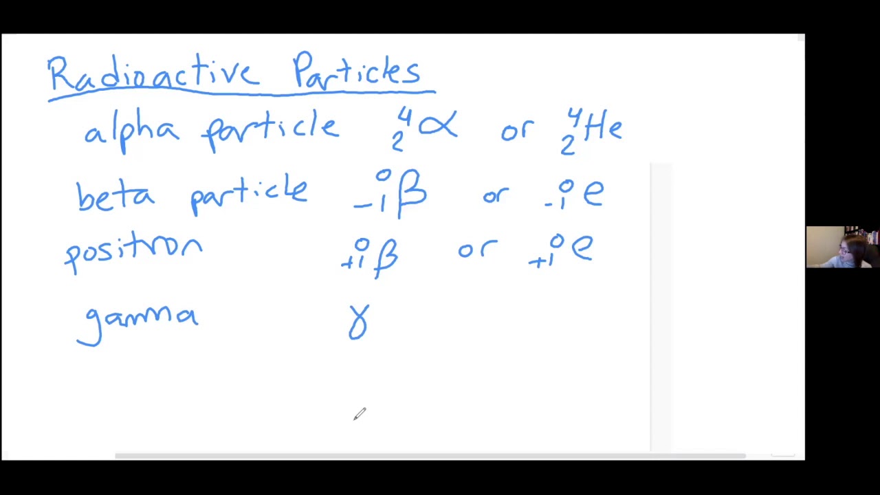 radioactivity, radioactive decay, and writing nuclear reactions - YouTube