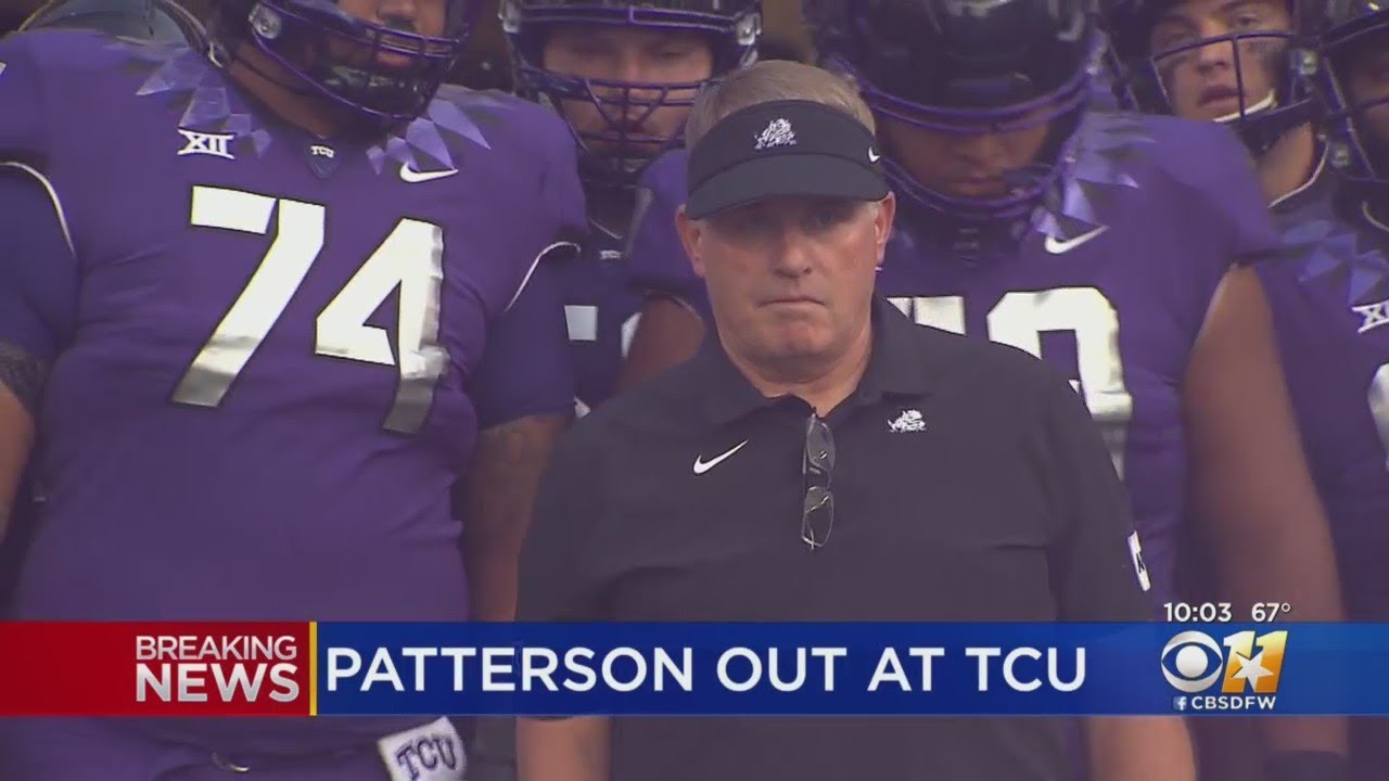 Gary Patterson Out At TCU In 22nd Season Coaching Horned Frogs - YouTube