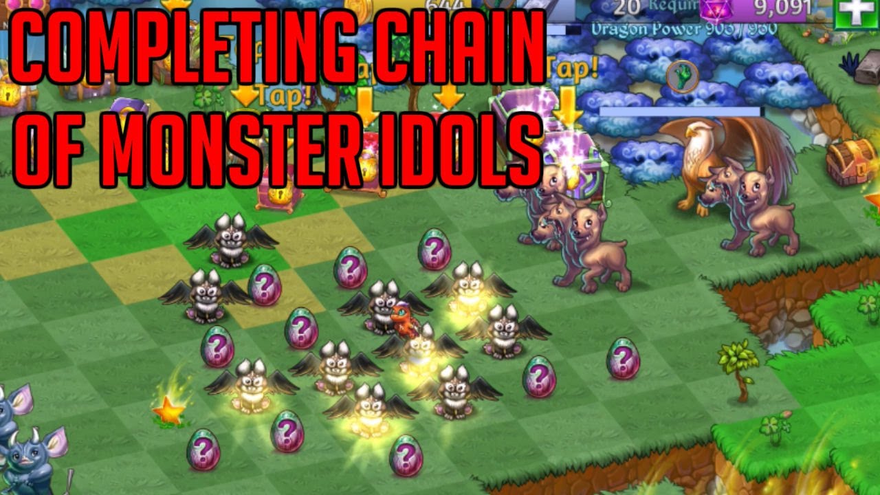 Completing The Monster Idols Chain | Merge Dragons - YouTube