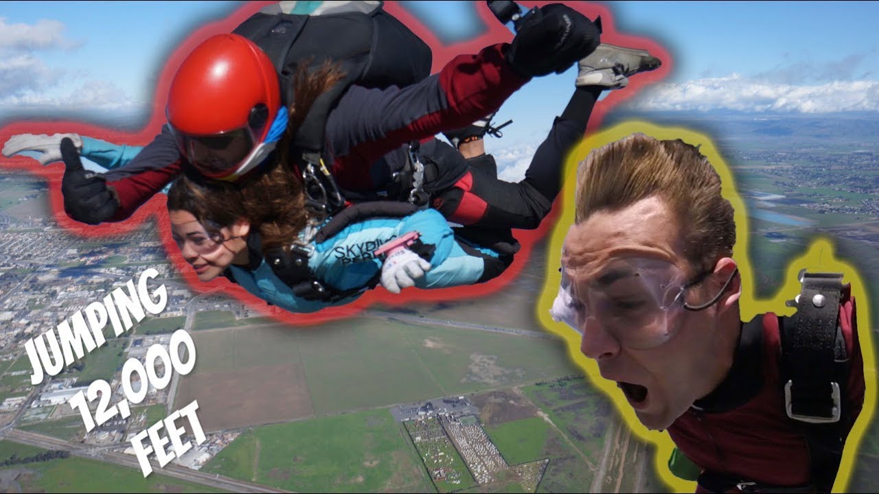 12,000 FOOT DROP (OUR FIRST TIME) - YouTube