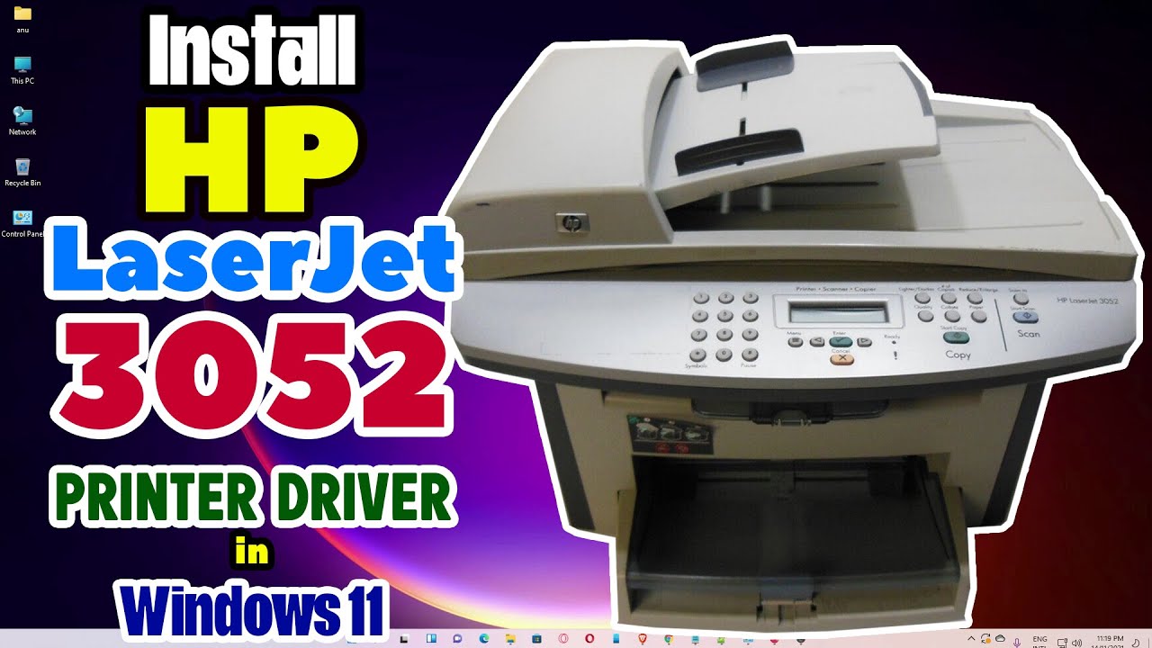 How to Download & Install HP LaserJet 3052 Printer Driver in Windows 11 ...