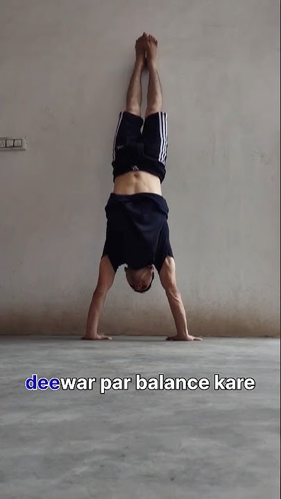 how to handstand push-up tutorial - YouTube