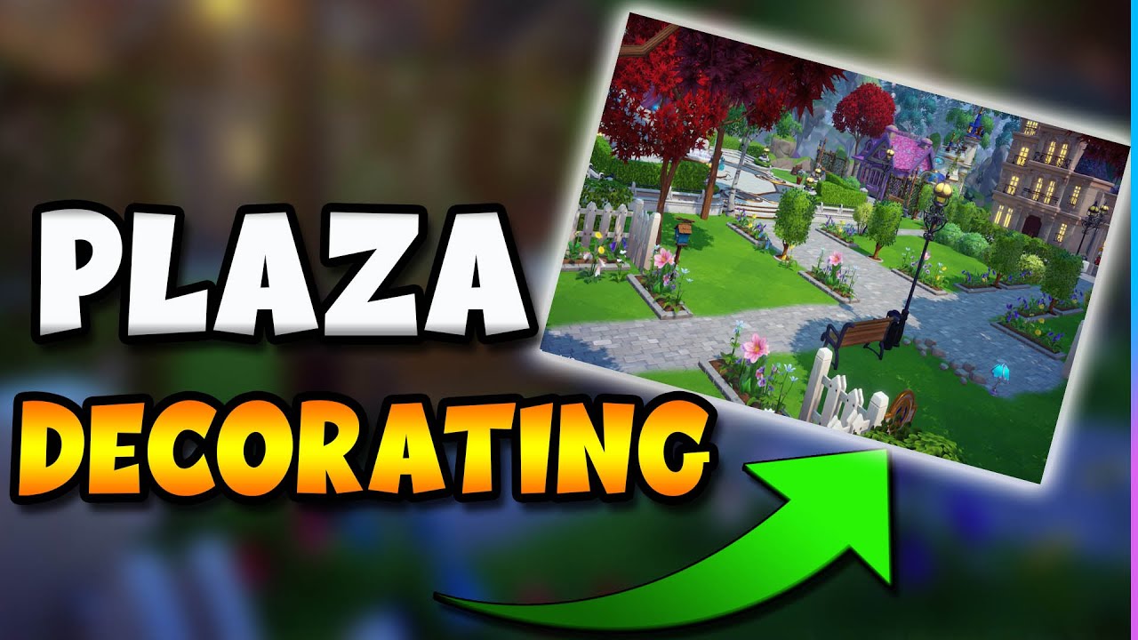 Disney Dreamlight Valley | Beautiful Plaza Layout | Plaza Speed Build ...