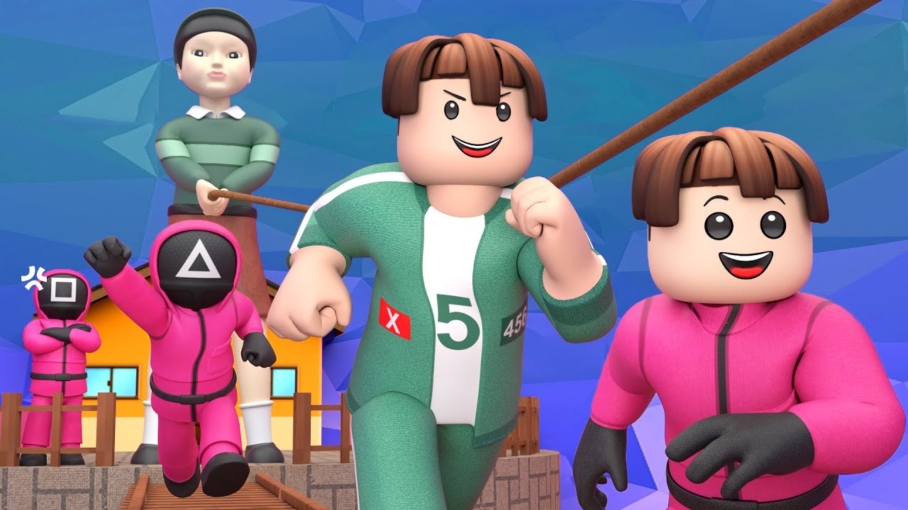 ROBLOX Brookhaven 🏡RP: The Bacon Hair Survive SQUID GAME | Roblox Edric ...