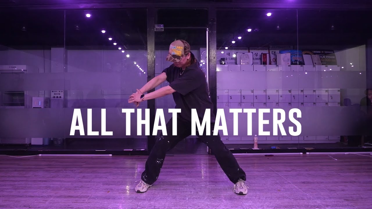 Justin Bieber - All That Matters Choreography TAEWAN - YouTube