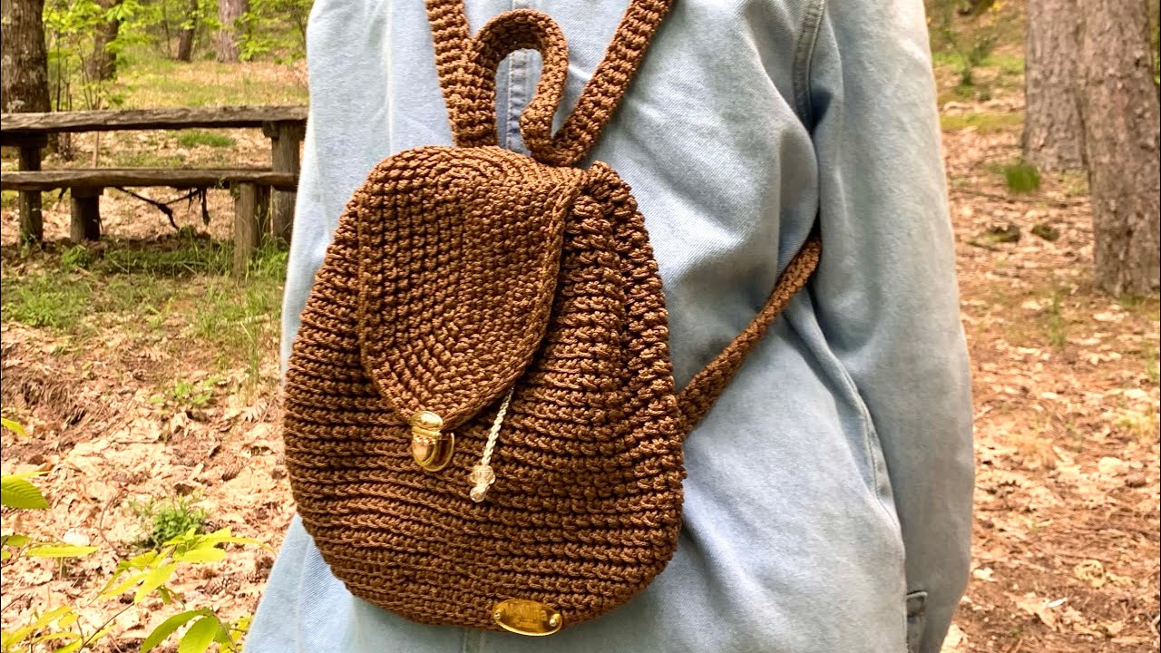 Rucsac croșetat Simona #mmihacrochet #crochet - YouTube