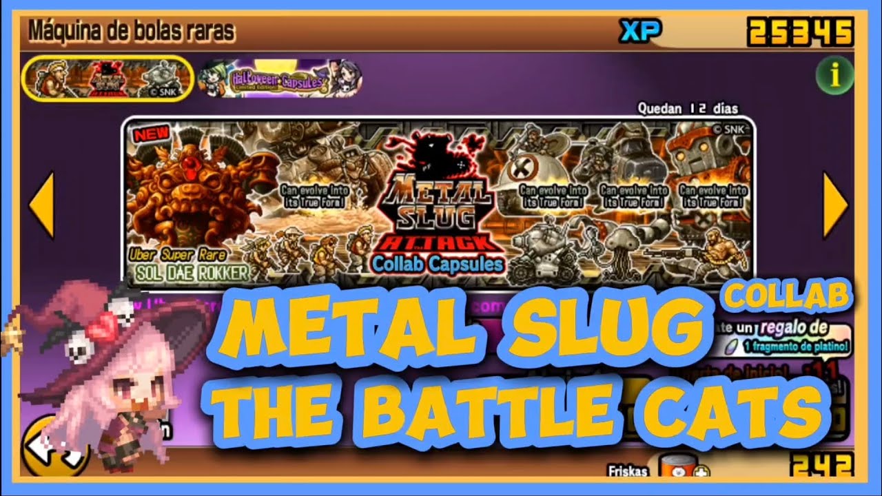 THE BATTLE CATS - COLLAB DE METAL SLUG NYAH - YouTube