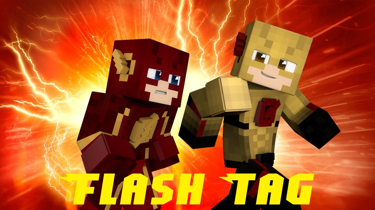 Minecraft Flash Tag #1: "I Am The Fastest Man Alive!" (Minigame) - YouTube