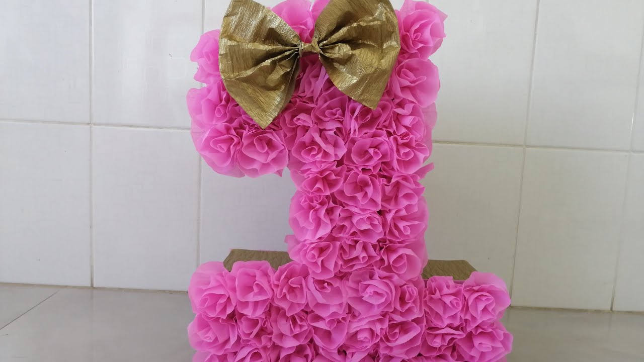 COMO HACER UNA PIÑATA DE FLORES / FLOWER PINATA - YouTube