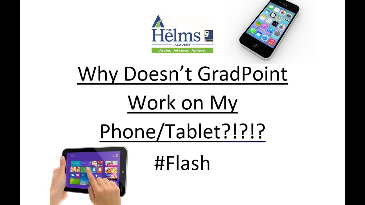 GradPoint: FIXED - Why Doesn't GradPoint Work on My Phone/Tablet?!?!? (Flash fix) - YouTube