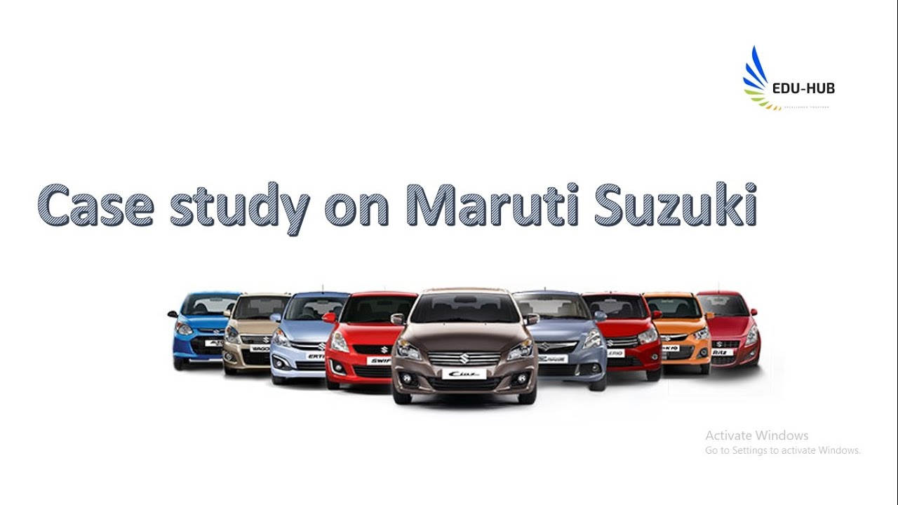 Maruti Suzuki case study - YouTube
