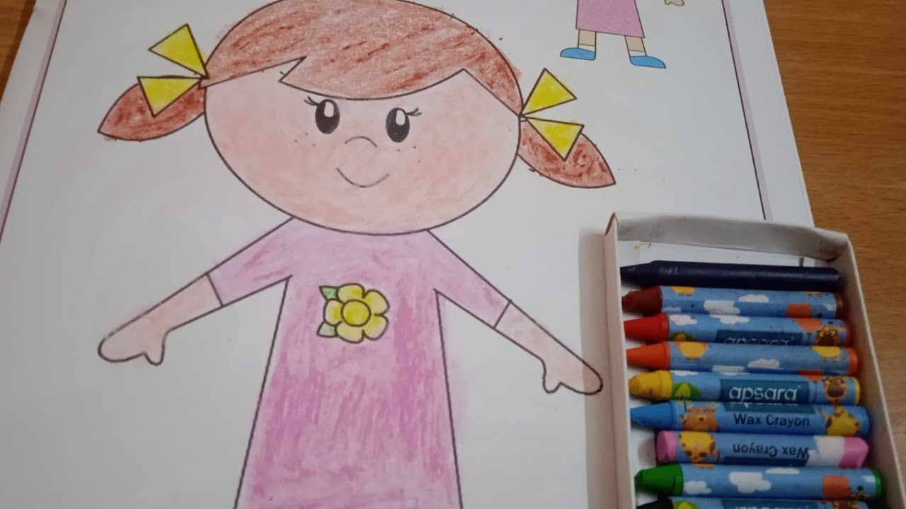 colouring for kids / colours name / colour drawing / colourful drawing ...