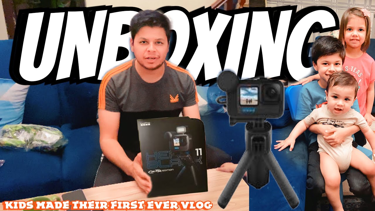 GoPro Hero 11 Unboxing | Our Daily Routine | Kids Make A Random Vlog ...