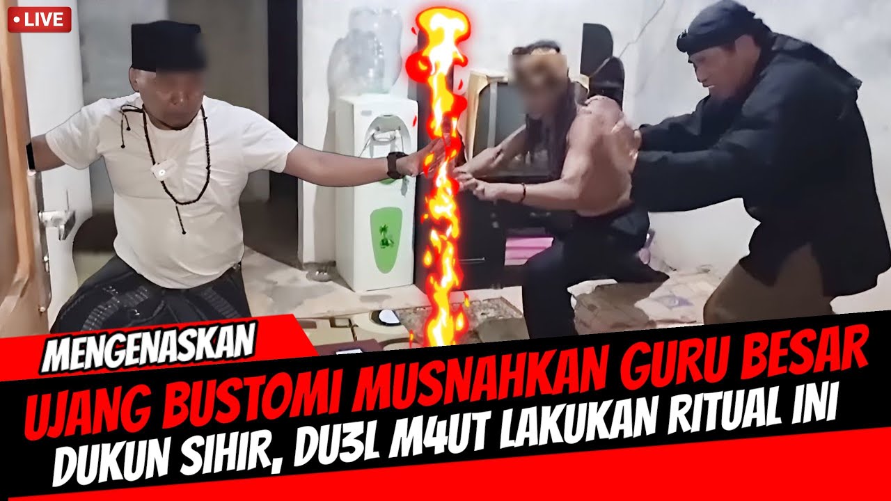 KANG UJANG BUSTOMI TERBARU DU3L M4UT DENGAN GURU BESAR DUKUN SIHIR ...