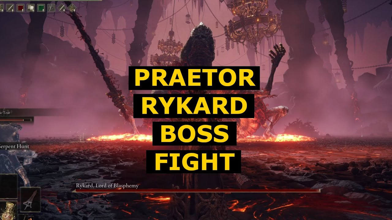 Elden Ring - Praetor Rykard Boss Fight - YouTube