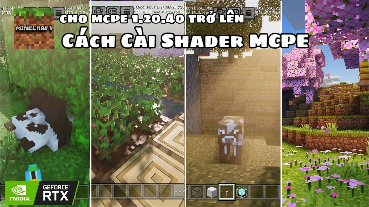 Cách Cài Shader Vào Minecraft PE 1.20+ Siêu Đơn Giản - YouTube