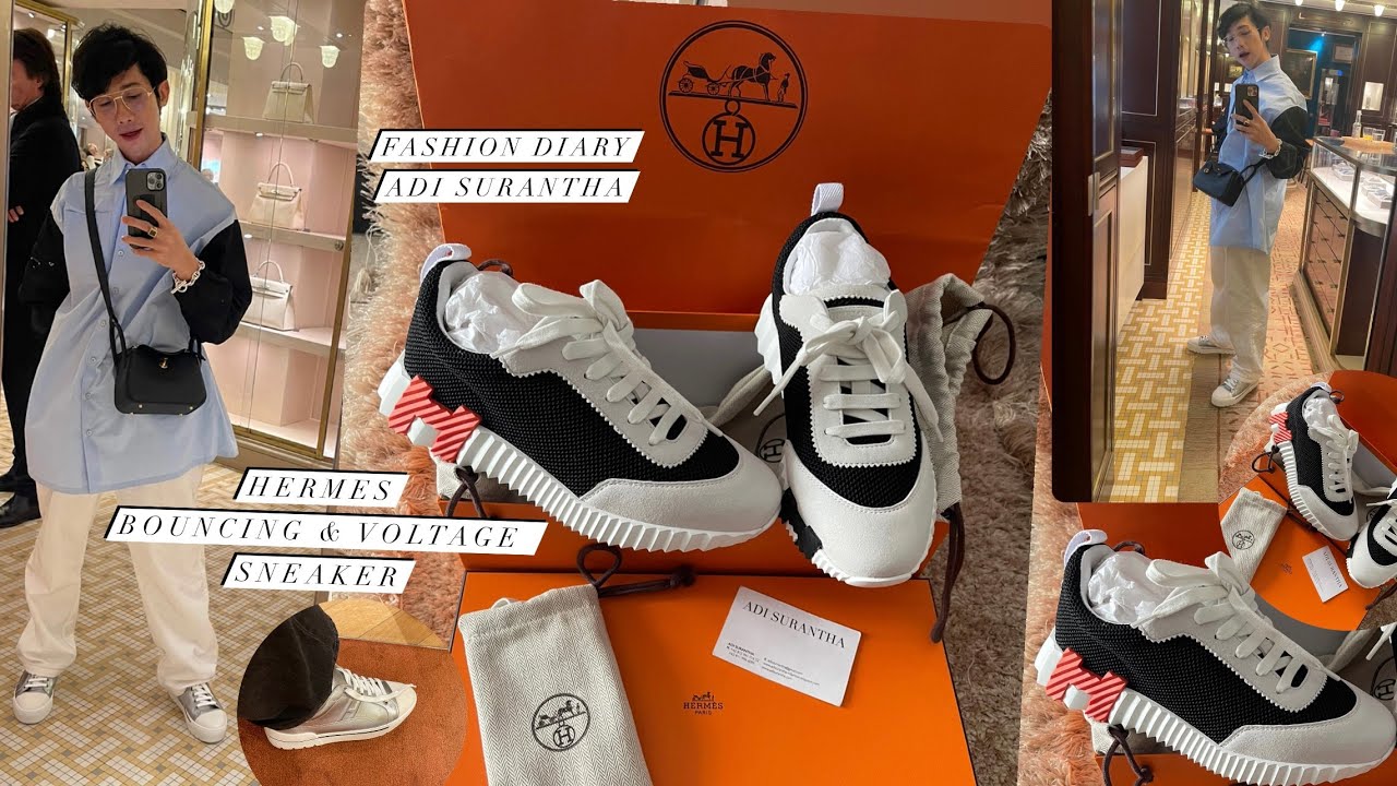 HERMES BOUNCING SNEAKER AND HERMES VOLTAGE SNEAKER FASHION DIARY ADI SURANTHA HERMES COLLECTION ...
