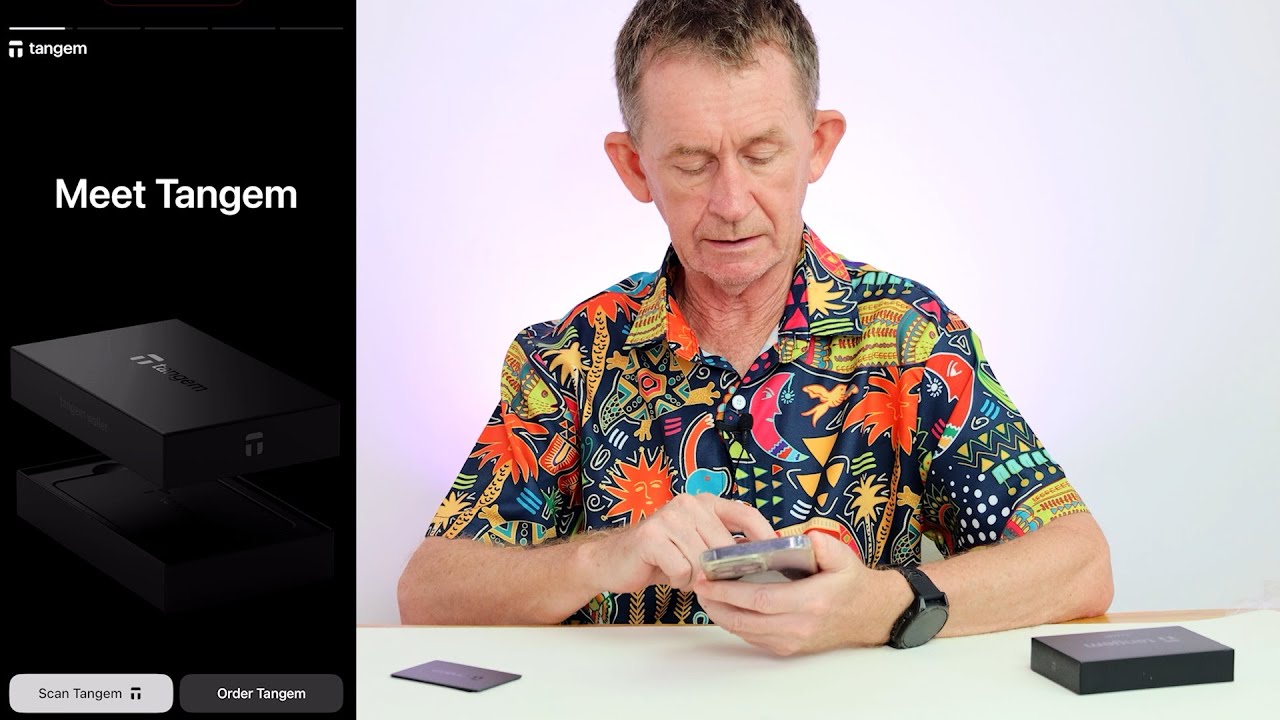 Tangen Wallet - How to Setup with Seed Phrase & Factory Reset Cards ↓ ...