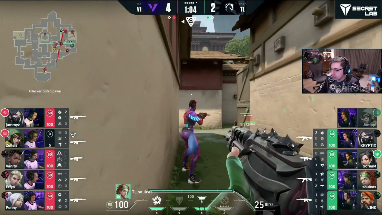 Team Liquid soulcas knife fail on Version 1 Vanity | Shroud reaction on ...