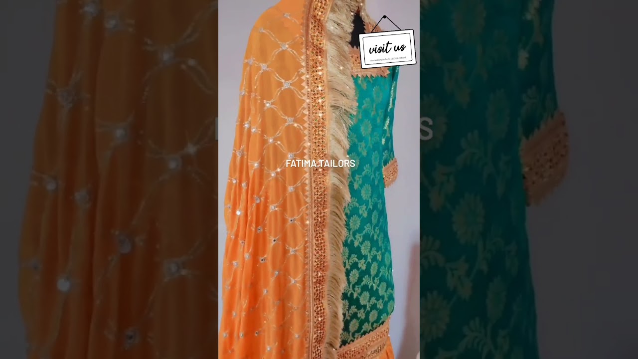 Sanchak dress of bride | Stiched by @fatima.tailors - YouTube