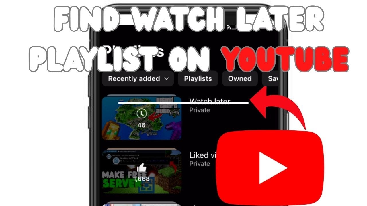 How To Find Watch Later Playlist On YouTube - Full Guide - YouTube