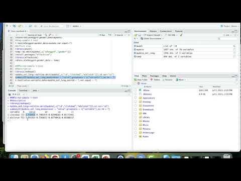 Dependent t test in R - YouTube