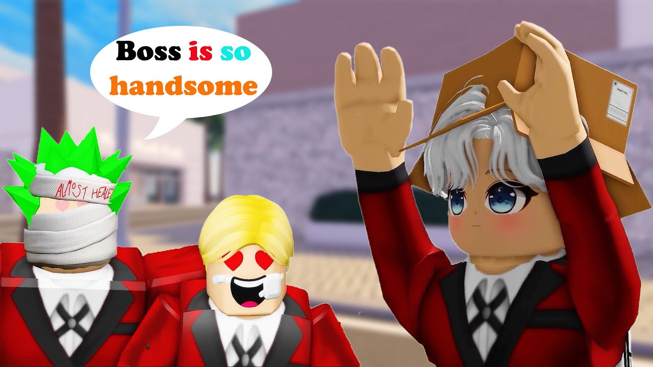 💖 HANDSOME Boy WON'T show FACE in school | Episode 1 - 3 | Story Roblox ...