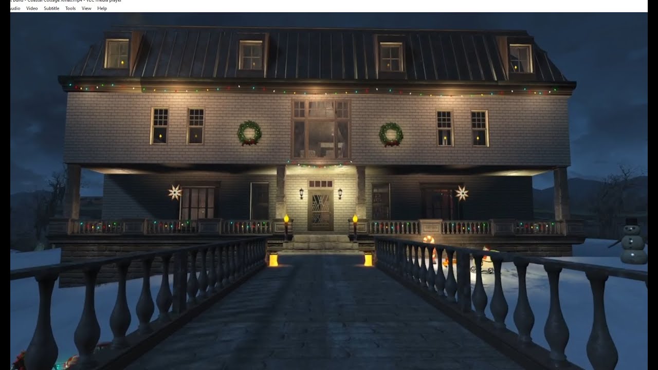 Fallout 4-Settlement Build - Coastal Cottage Xmas - YouTube