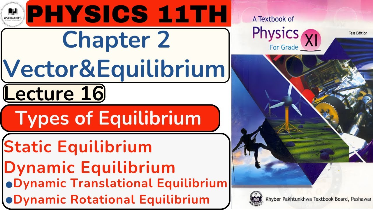 Types of Equilibrium | 1st Year Physics | Lecture 16 | Chapter 2 ...