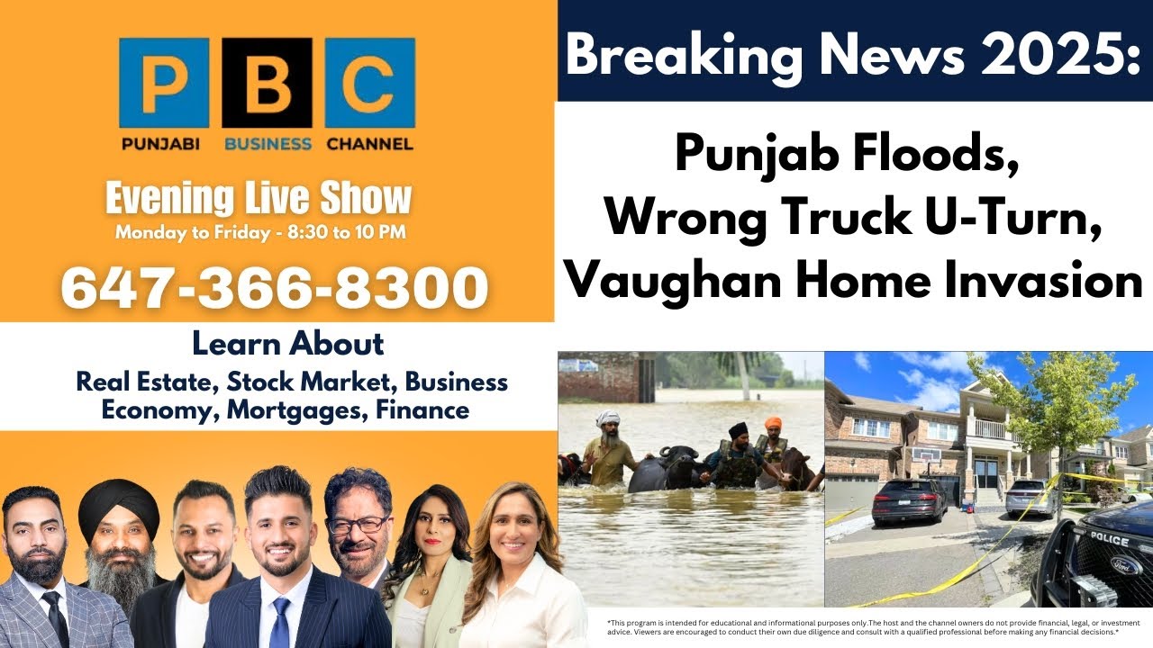 Punjab Flood Devastation, Florida Truck Crash & Vaughan Home Invasion ...