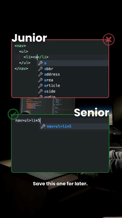 Junior Vs Senior|Noob Vs Pro| frontend developer 😂😂 #programming #webdevelopment #coding #html # ...