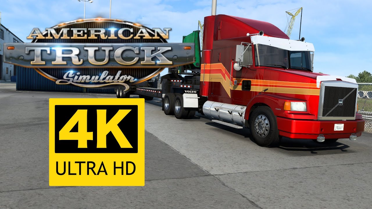American Truck Simulator | 4k 60FPS | Ultra Settings | Max traffic ...