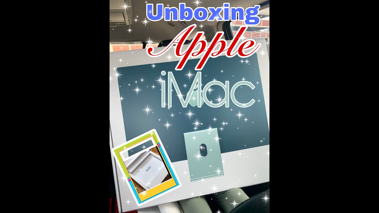 Green M1 iMac Unboxing! || 24" iMac unboxing, setup, customization, and ...