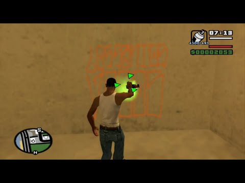 Grand Theft Auto: San Andreas - All 100 Tag Locations Hit In 1 Go (No Pauses) GTASA1999 Tag Route