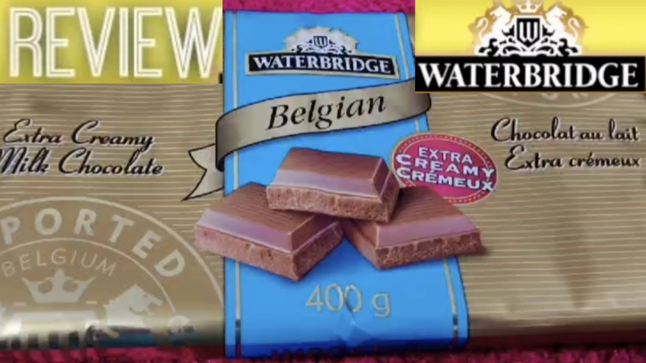 Unboxing Waterbridge Belgian Chocolate | Belgian Milk Chocolate | Voice ...