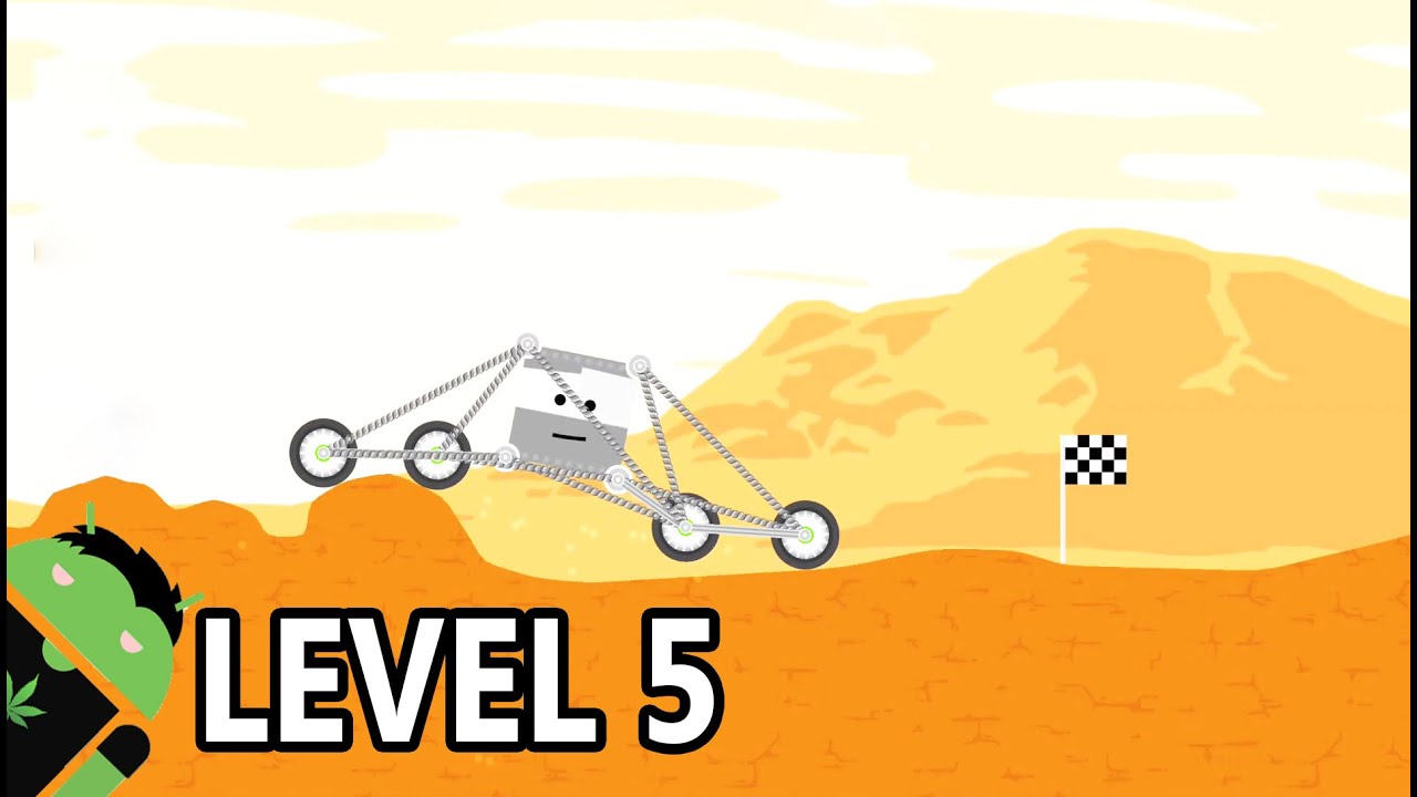Rover Builder (Android) - Level 5 on Mars/2nd planet - YouTube