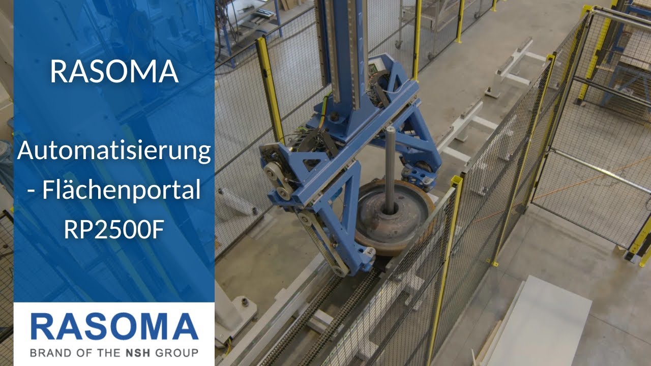 RASOMA Automatisierung - Flächenportal RP2500F - YouTube