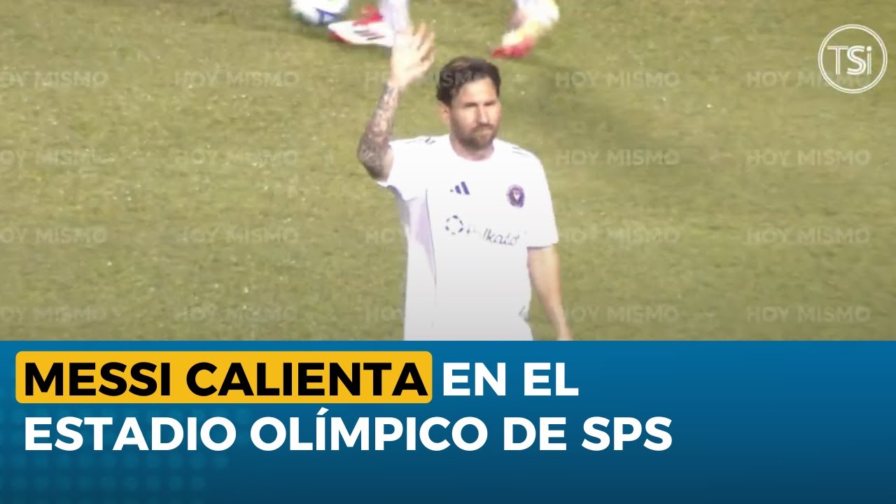 Así fue el calentamiento de Lionel Messi con el Inter Miami en el ...