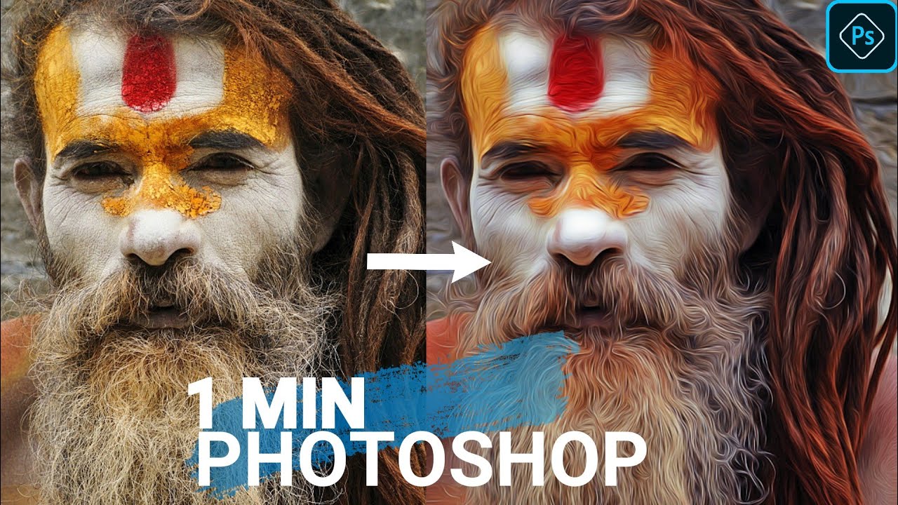 1 MIN PHOTOSHOP TUTORIAL OIL PAINT EFFECT YouTube 1-min-photoshop-tutorial-oil-paint-effect-youtube