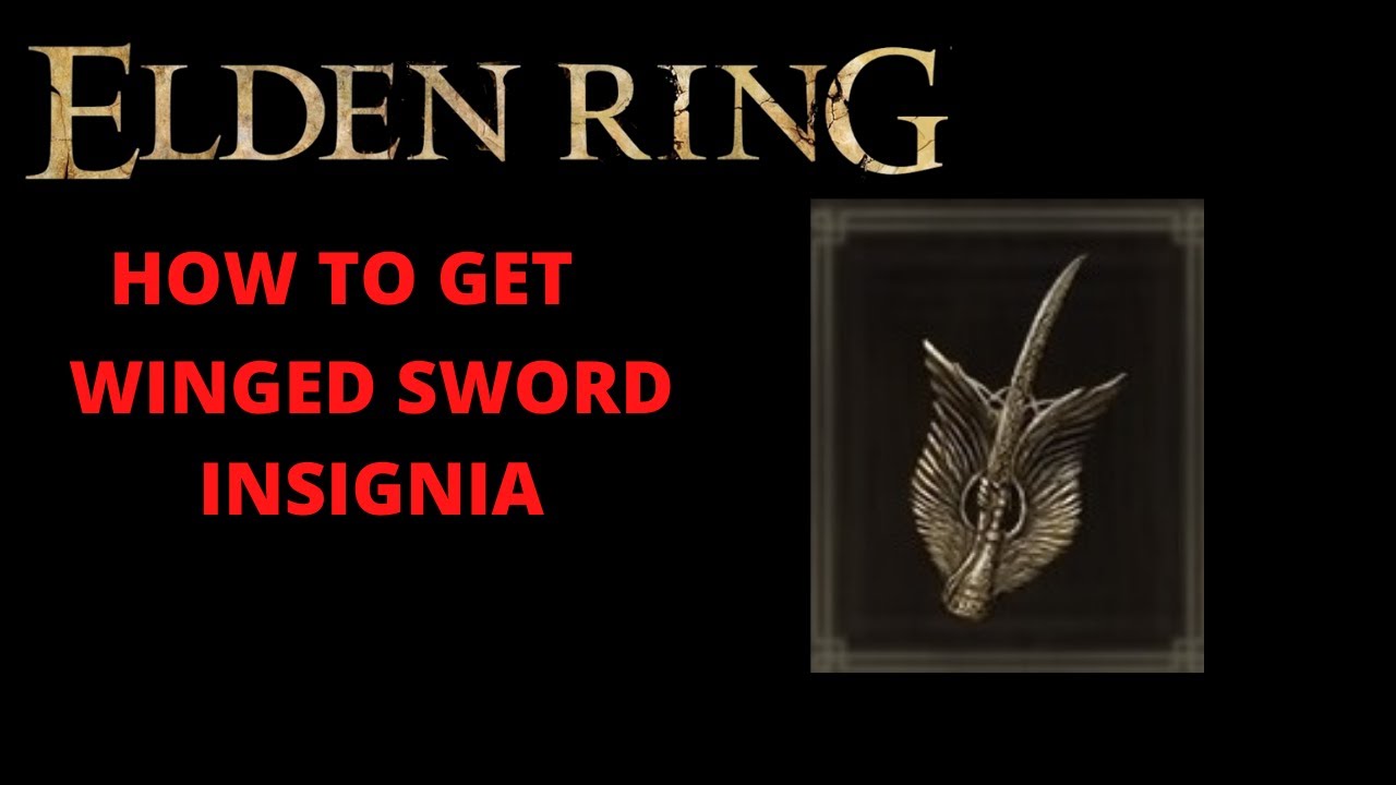 ELDEN RING HOW TO GET WINGED SWORD INSIGNIA TALISMAN GREAT TALISMAN FOR ...